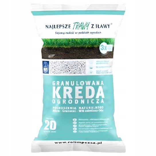 Premium Granulowana Kreda Ogrodniczna Do Odkwaszania 20Kg Do Roślin ...