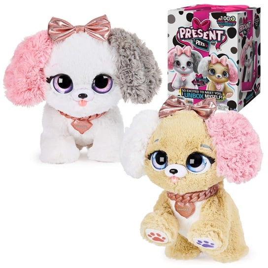 Present Pets Interaktywny piesek szczeniak niespodzianka + Dźwięk ...