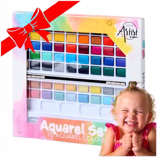 Prezent Dla Małej Artystki Artysty 70 Kolorów W Tym 20 Metalicznych ...