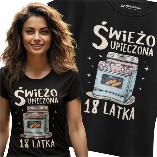 Prezent Na 18 Urodziny Dla Dziewczyny Koszulka - Mistickers | Moda Sklep EMPIK.COM