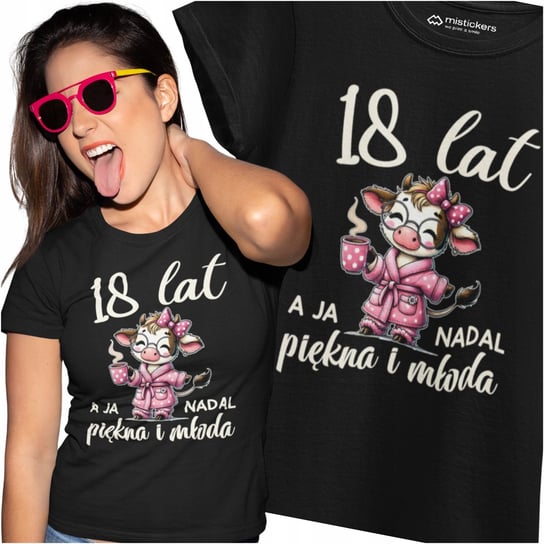 Prezent Na 18 Urodziny Dla Dziewczyny Koszulka - Mistickers | Moda Sklep EMPIK.COM