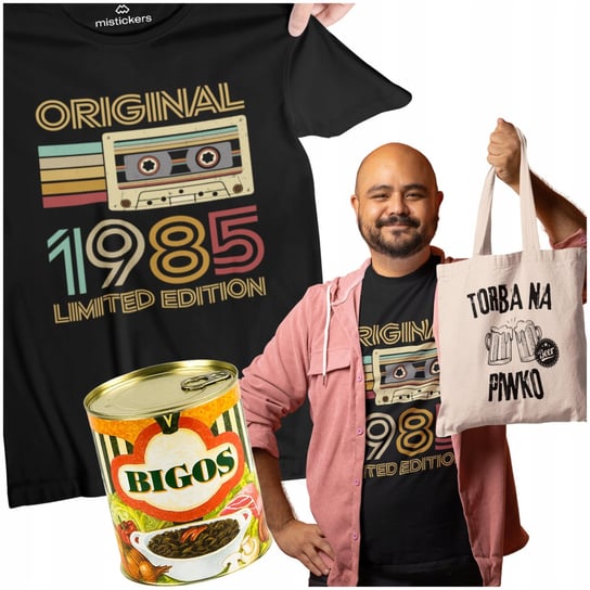 Prezent Na 40 30 50 Urodziny Dla Faceta Koszulka + Torba - Mistickers | Moda Sklep EMPIK.COM