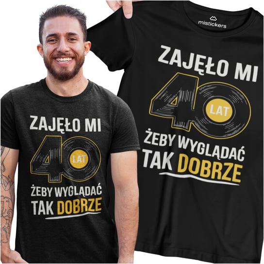 Prezent Na 40 Urodziny Dla Faceta Koszulka - Mistickers | Moda Sklep EMPIK.COM