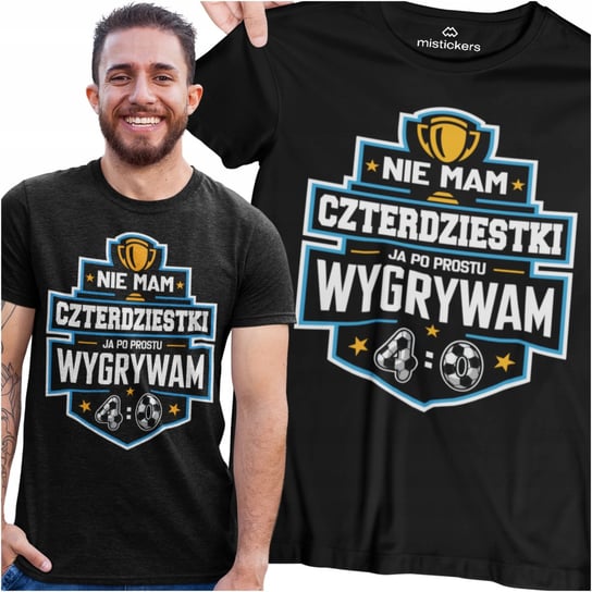 Prezent Na 40 Urodziny Dla Faceta Koszulka - Mistickers | Moda Sklep EMPIK.COM