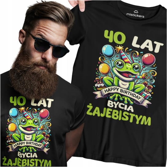 Prezent Na 40 Urodziny Dla Faceta Koszulka - Mistickers | Moda Sklep EMPIK.COM