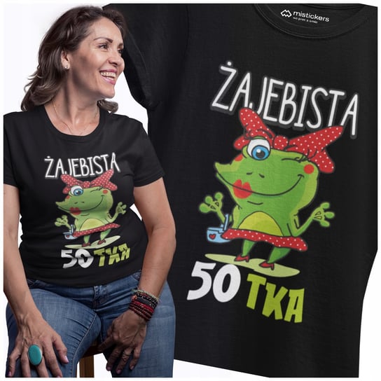 Prezent Na 50 Urodziny Dla Kobiety Koszulka - Mistickers | Moda Sklep EMPIK.COM