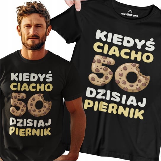 Prezent Na 50 Urodziny Dla Mężczyzny Koszulka - Mistickers | Moda Sklep EMPIK.COM