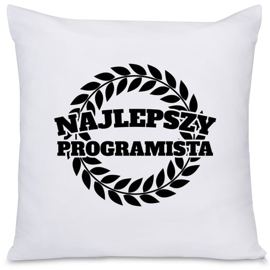 Prezent poduszka dla programisty, najlepszy programista + imię, 2 ...