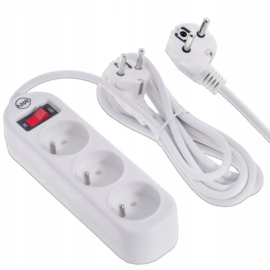 Przedłużacz Appio Listwa Zasilająca 3M 3 Gniazda - APPIO | Sklep EMPIK.COM