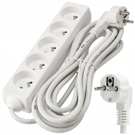 Przedłużacz Listwa Zasilająca 5 Gniazd 5m 16A 3680W 3*1,5mm2 Bezpieczny - Berge | Sklep EMPIK.COM