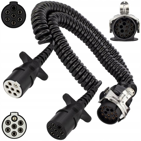 Przewód Spiralny Adapter 15 Pin 7 Pin N+S 24V 4,5M - Hybsz ...