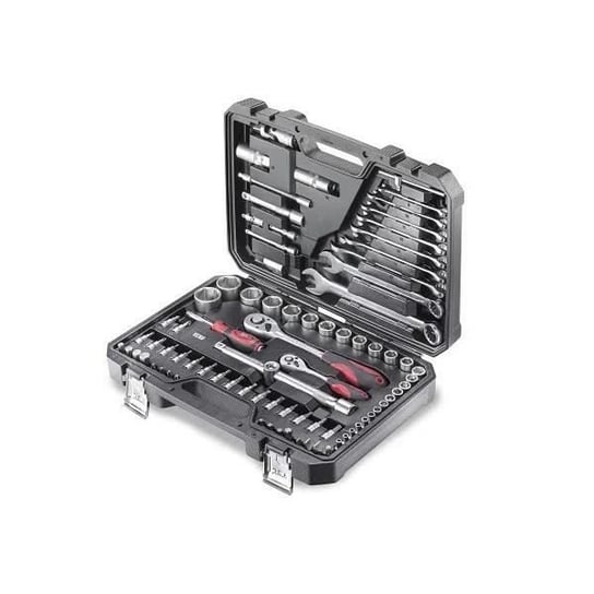 Pudełko zawierające 82 wysokiej jakości elementy z nasadkami i kluczami ...