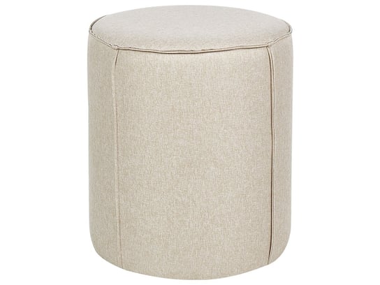 Puf lniany 40 cm beżowy SEDONA - Beliani | Sklep EMPIK.COM