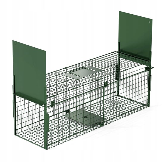 Pułapka na kuny,koty, lisy i szopy, z 2 wejściami, 80x26x26 cm ...