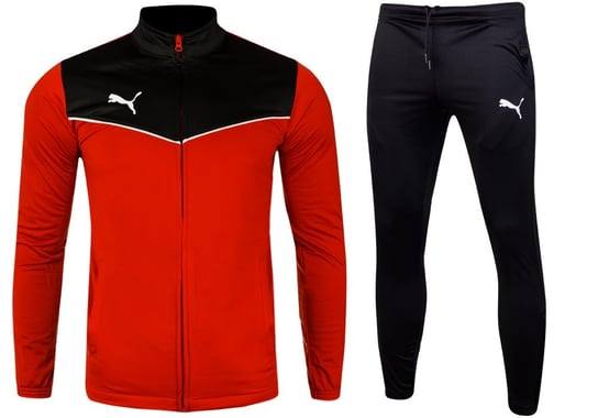 Puma Dres Męski Kompletny Individual Irise Track Suit Red/Black 657534 ...