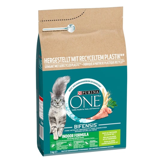 PURINA ONE Indoor z indykiem 3kg - PURINA NESTLE | Sklep EMPIK.COM