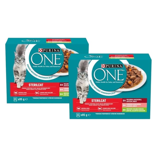 PURINA One Sterilised mix smak - 24x85g - PURINA NESTLE | Sklep EMPIK.COM