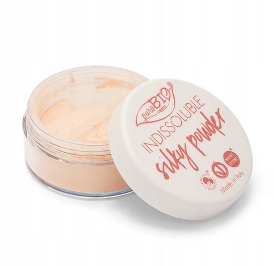 puroBIO Jedwabisty puder sypki 02 BRZOSKWINIOWY RÓŻ | Sklep EMPIK.COM