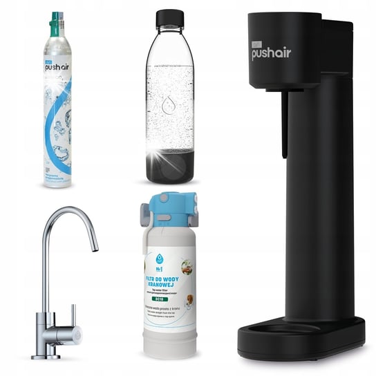 PushAir saturator nabój butelka + Flow Comfort DC10 bateria Alto Chrom ...