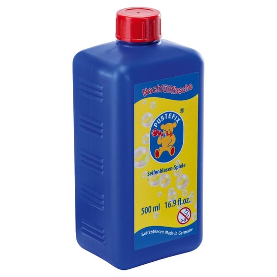 PUSTEFIX butelka uzupełniająca, 500 ml płyn do baniek mydlanych Made in ...