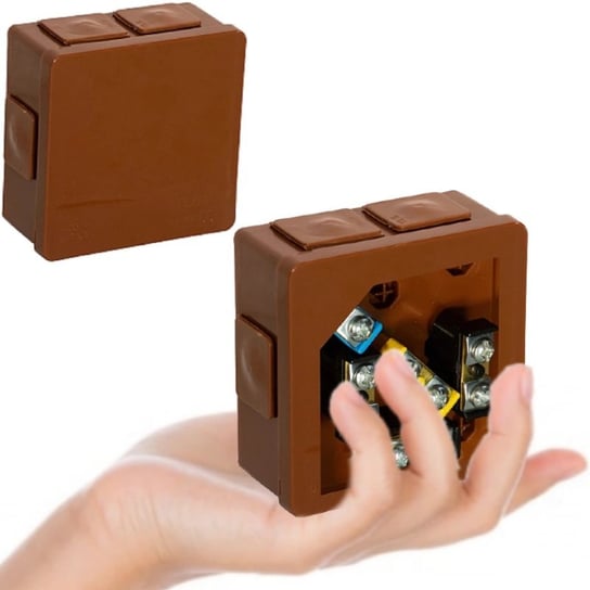 Puszka Hermetyczna Natynkowa z Zaciskami 86x86 - Viplast | Sklep EMPIK.COM