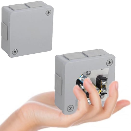 Puszka Hermetyczna Natynkowa z Zaciskami 86x86 - Viplast | Sklep EMPIK.COM