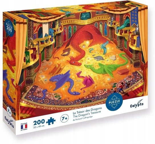 Puzzle 200 elementów Skarb Smoków Calypto - Calypto | Sklep EMPIK.COM