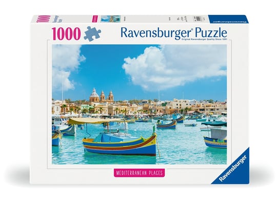 Puzzle 2D, Śródziemnomorska Malta, 1000 elementów - Ravensburger ...