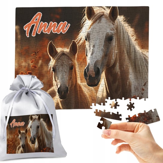PUZZLE 300 el. KONIE RUMAKI - IDEALNY PREZENT ŚWIĘTA CHOINKĘ TWOJE IMIĘ - Wyczaruj Prezent ...