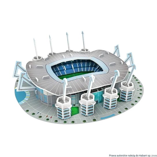 PUZZLE 3D Mini Stadion MANCHESTER UNITED Etihad PIŁKA NOŻNA dla Dzieci ...