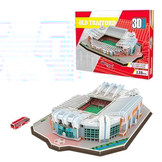 Puzzle 3D Stadion piłkarski Old Trafford FC Manchester United Habarri ...
