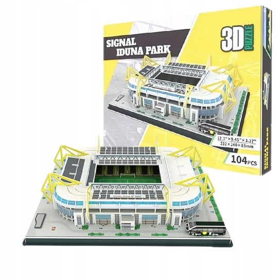 PUZZLE 3D STADION PIŁKARSKI SIGNAL IDUNA PARK BORUSSIA DORTMUND 104 ...