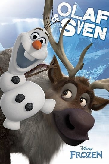 PUZZLE OLAF KRAINA LODU FROZEN A3 252 el z Nadrukiem + IMIĘ Pudełko 21 ...