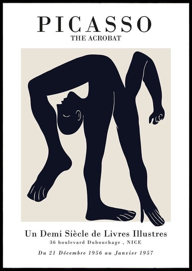 PUZZLE Pablo Picasso The Acrobat Vintage + IMIĘ Pudełko 120 el. - Atram ...