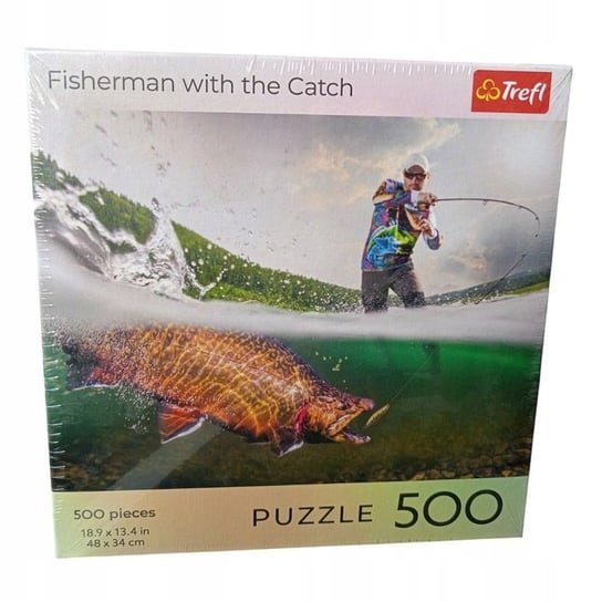 Puzzle Square Box Nature Fisherman with the Catch 500 elementów - Trefl ...
