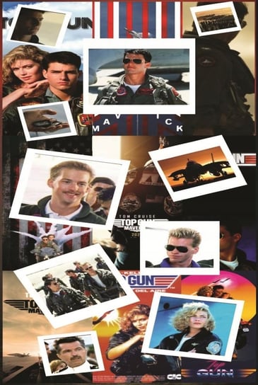 PUZZLE TOP GUN Maverick Tom Cruise A3 252 el z Nadrukiem + IMIĘ Pudełko ...