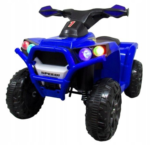 Quad J8 niebieski na akumulator, quady dla dzieci muzyka światła - R ...