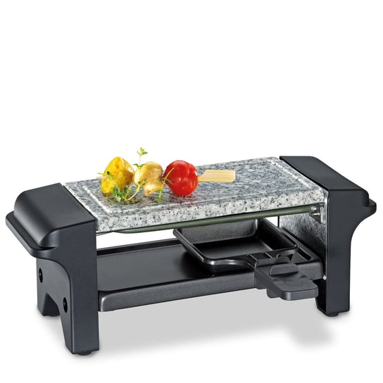 Raclette/grill stołowy, dla 2 osób, 32 x 10 x 11 cm TWIN / Kuchenprofi ...