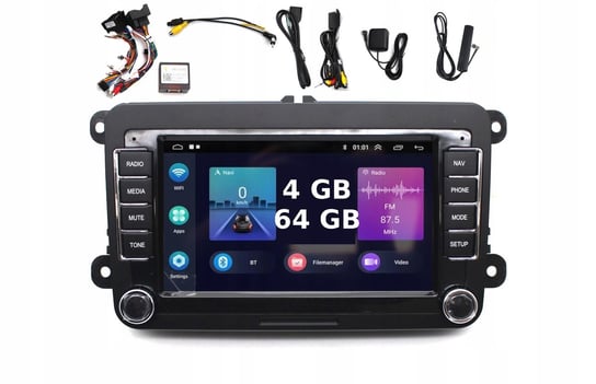 RADIO NAWIGACJA GPS VOLKSWAGEN CADDY 2005-2015 4GB 64GB ANDROID - Inna ...