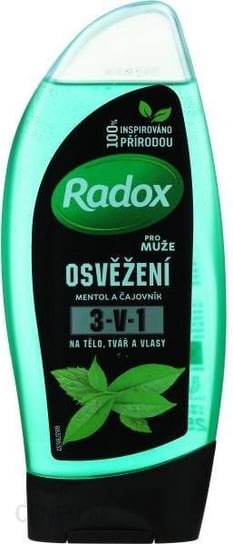 Radox Men, Feel Strong Mint & Tea Tree, Żel Pod Prysznic I Szampon 3 W ...