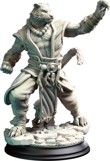 Raiko - Tygrys Mnich Beastfolk Figurka 14k + BONUS do DND D&D druk 3D ...