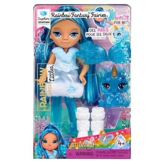 Rainbow High Littles Rainbow Fantasy Fairies Doll- Sapphire (blue ...