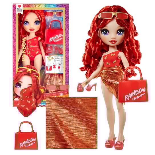 Rainbow High Swim & Style Ruby Anderson Letnia Lalka + Akcesoria ...