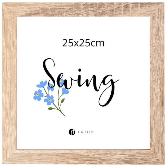 Ramka Multi-Swing 25x25 w kolorze brązowym - Ertom | Sklep EMPIK.COM