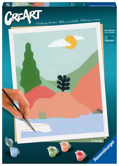 Ravensburger, CreArt Malowanie po numerach Minimalistyczny krajobraz #2 ...