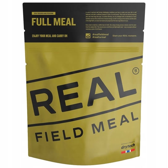 REAL Field Meal Kuskus z Soczewicą i Szpinakiem posiłek high protein ...