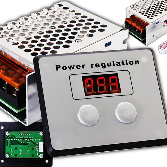 Regulator Obrotów Mocy Silnika 4000W 230V do Urządzeń Elektrycznych Max ...