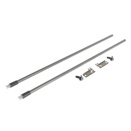 Relingi do szuflad metal box Riex 550 mm szare (komplet 2 sztuki ...