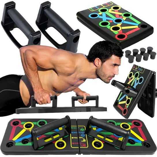 RENEW FORCE Duża deska uchwyty do robienia pompek platforma push up ...