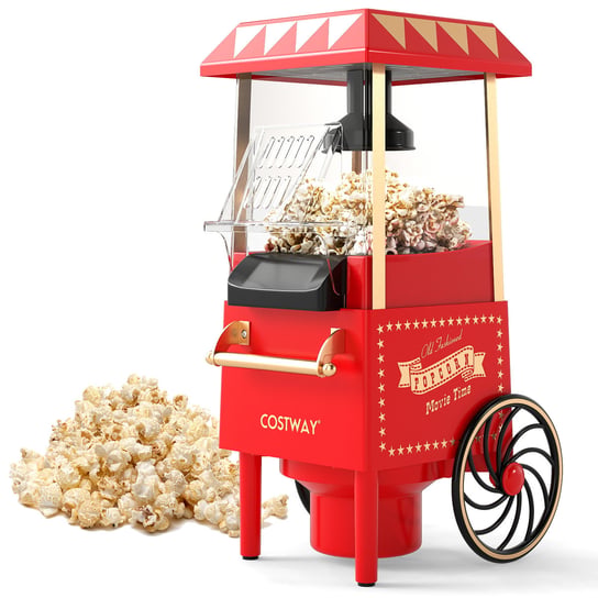 Retro maszyna do popcornu - COSTWAY | AGD Sklep EMPIK.COM